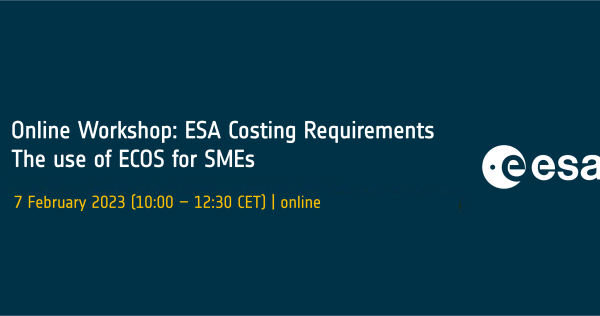 Online Workshop: ESA Costing Requirements - The use of ECOS for SMEs ...